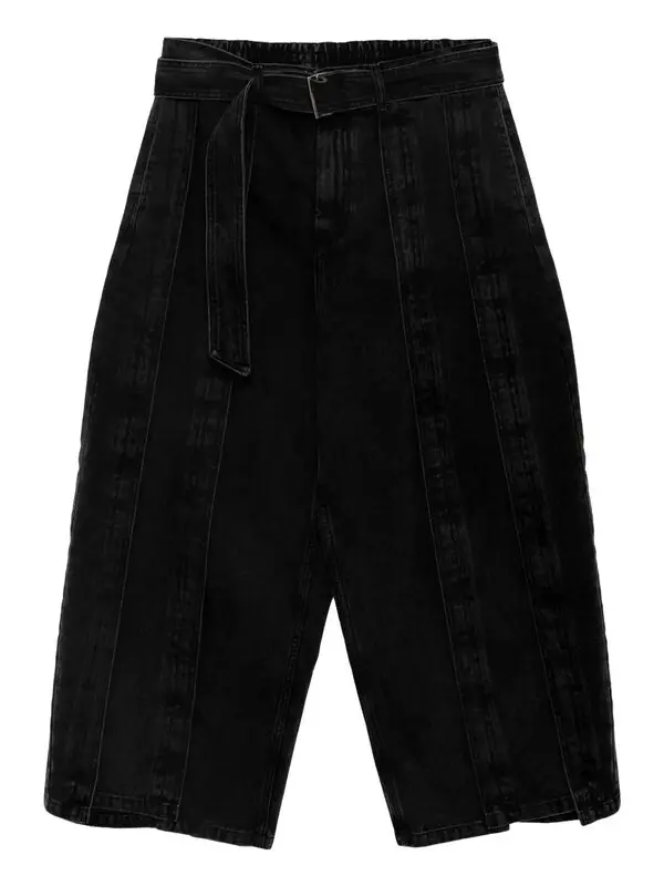 SONGZIO Asymmetric Vertical Jeans - Black