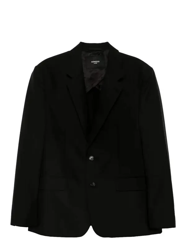 SONGZIO Single-breasted Blazer - Black