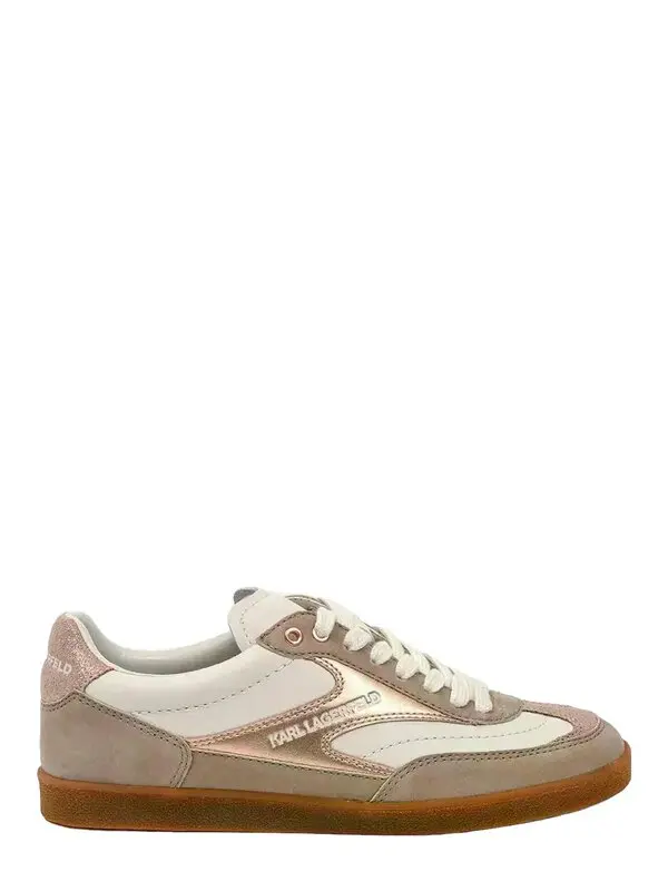 Karl Lagerfeld Kandidate Leather Sneakers - Neutrals