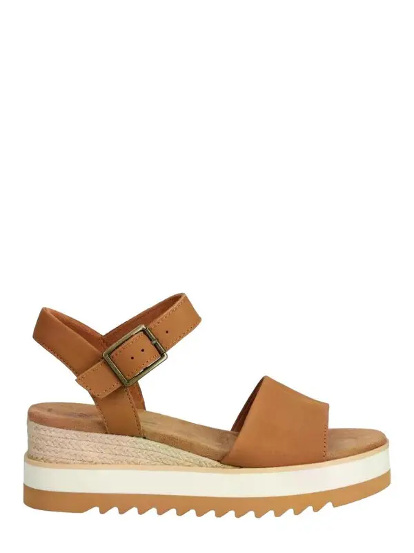 Toms Diana Platform Sandals - Brown