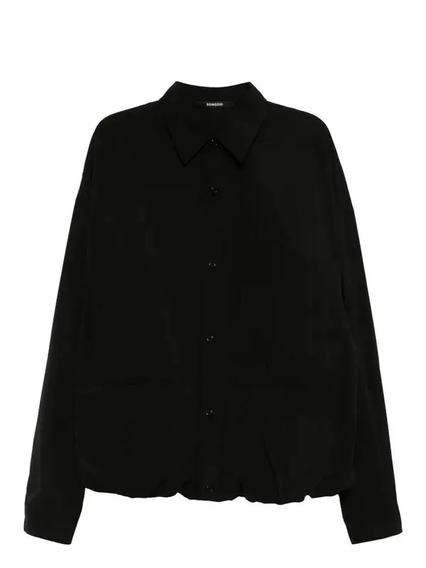 SONGZIO Embroidered Shirt - Black