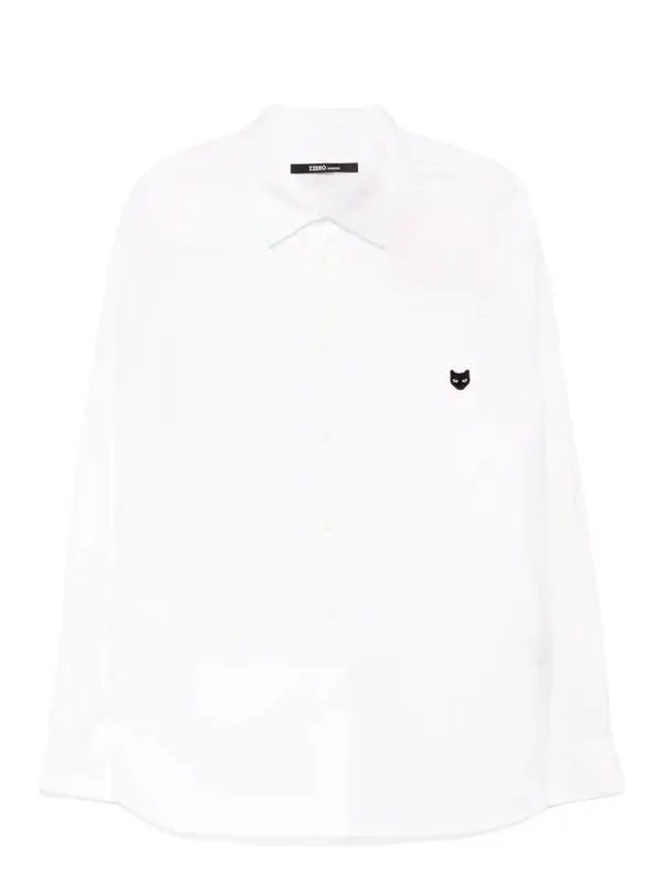 SONGZIO Classic Roll-up Shirt - White