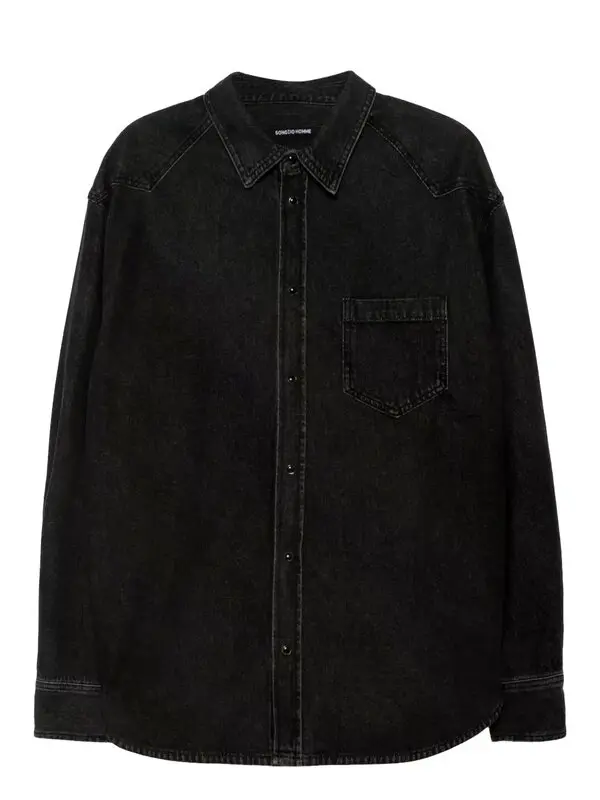 SONGZIO Origin Paris Denim Shirt - Black