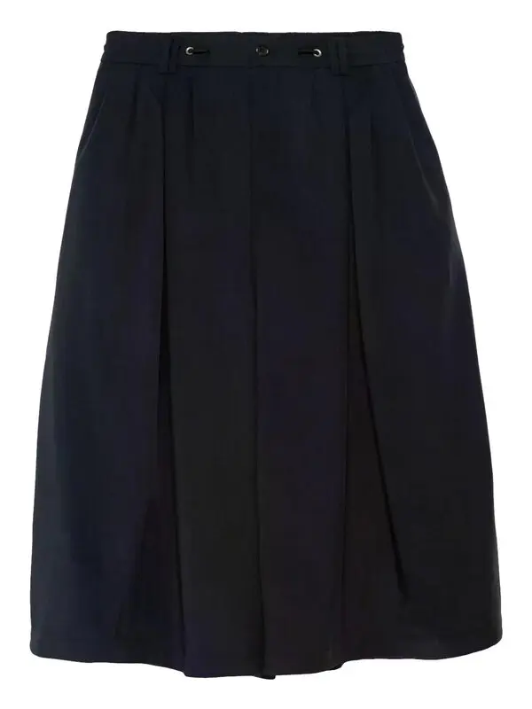 SONGZIO Pleated Wide-leg Trousers - Black