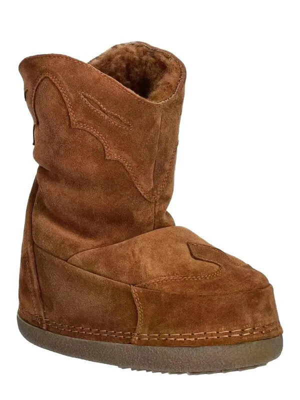 Inuikii Suede Winter Boots - Brown