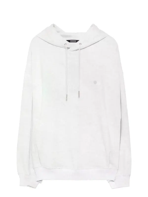 SONGZIO Poetry Embroidered Hoodie - Grey