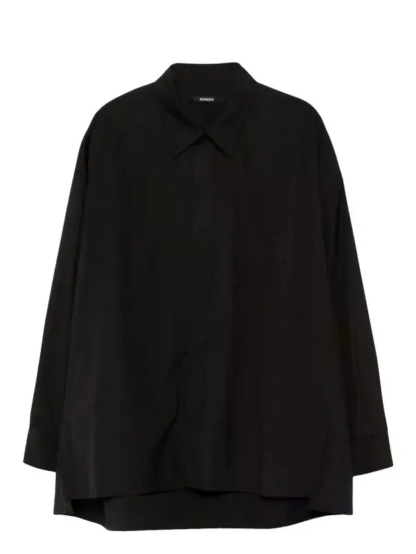 SONGZIO Cocoon Volume Shirt - Black