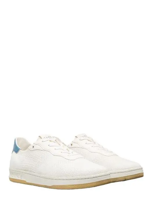 Clae Malone Knit Low Top Sneakers - White Cactus Blue Shadow