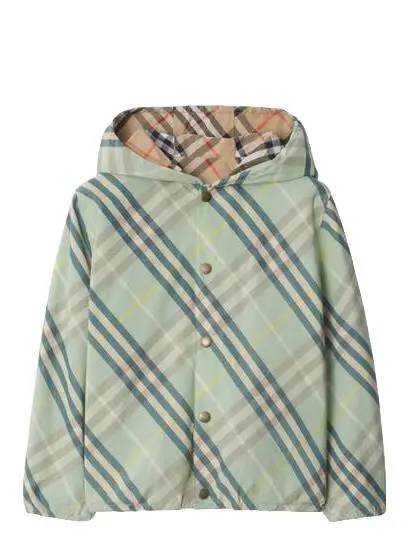 Burberry Reversible Check Cotton Blend Jacket - Breeze