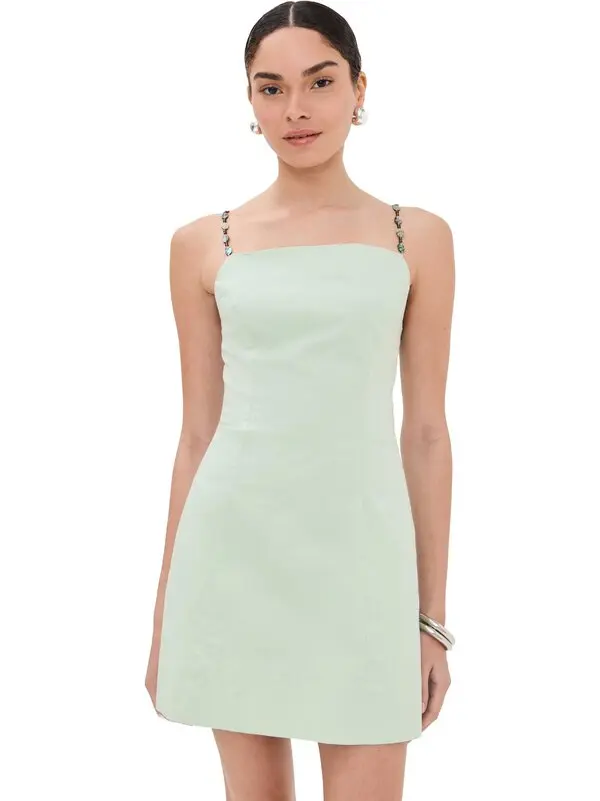 AZLEE Kiara Mini Dress - Cool Mint
