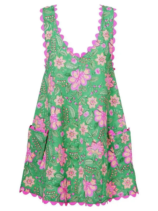 JULIET DUNN Floral Printed Minidress - Multicoloured