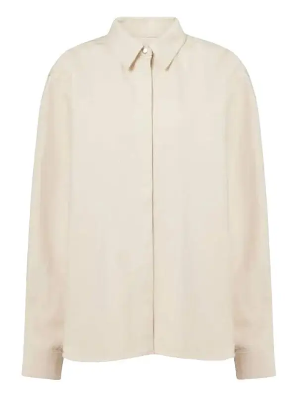 JIL SANDER Denim Shirt - Beige