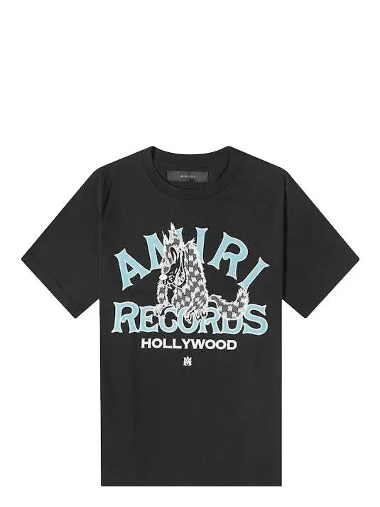 Amiri Wolf Logo Tee Shirt - Black