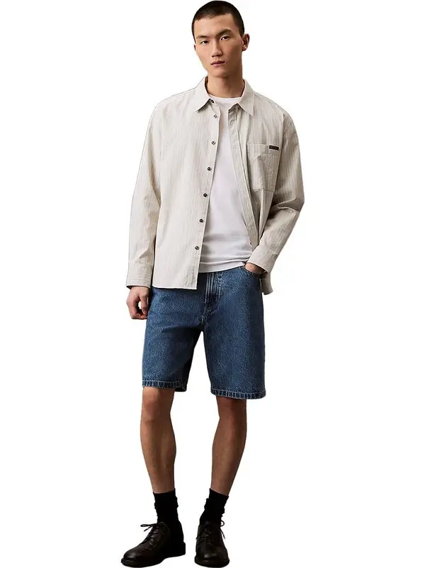 Calvin Klein 90s Denim Short - Mid Blue Stone