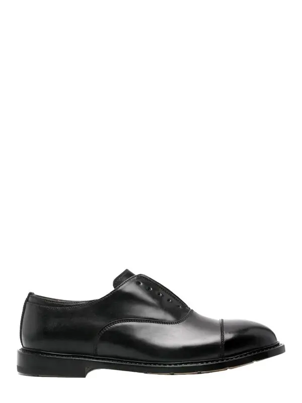 Premiata Leather Oxford Shoes - Black