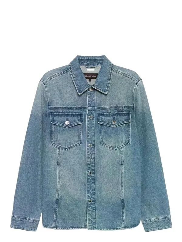 Michael Kors Denim Shirt Jacket - Blue