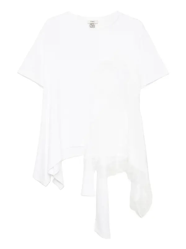Goen.j Charmeuse Camisole Layered Top - White