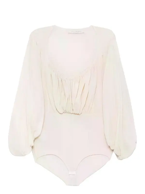 Philosophy Di Lorenzo Serafini Draped Bodysuit - Neutrals