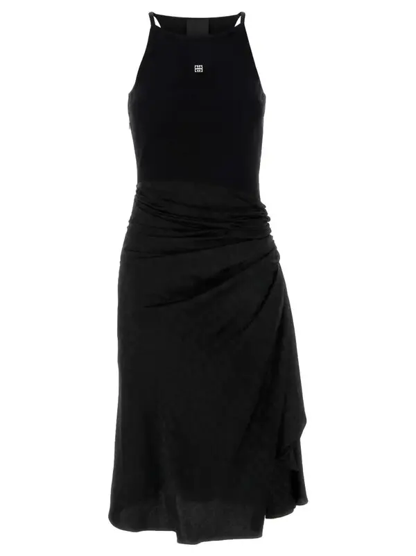 Givenchy Panelled Midi Dress - Black
