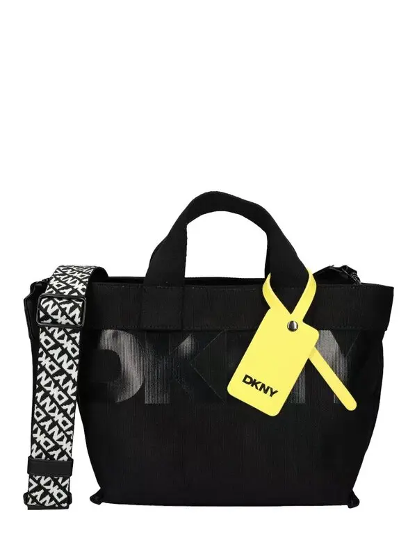 Dkny Logo-print Tote - Black