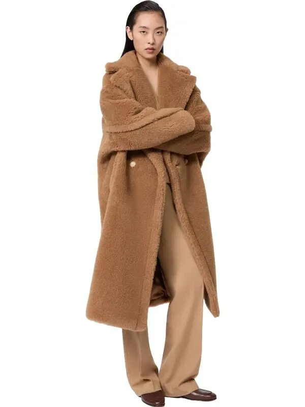 Max Mara Teddy Bear Icon Overcoat - Camel