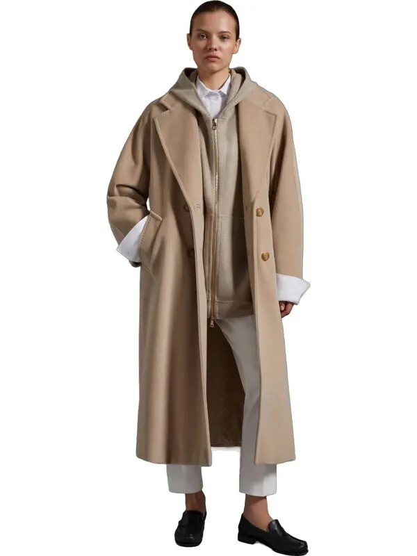 Max Mara 101801 Icon Coat - Ecru