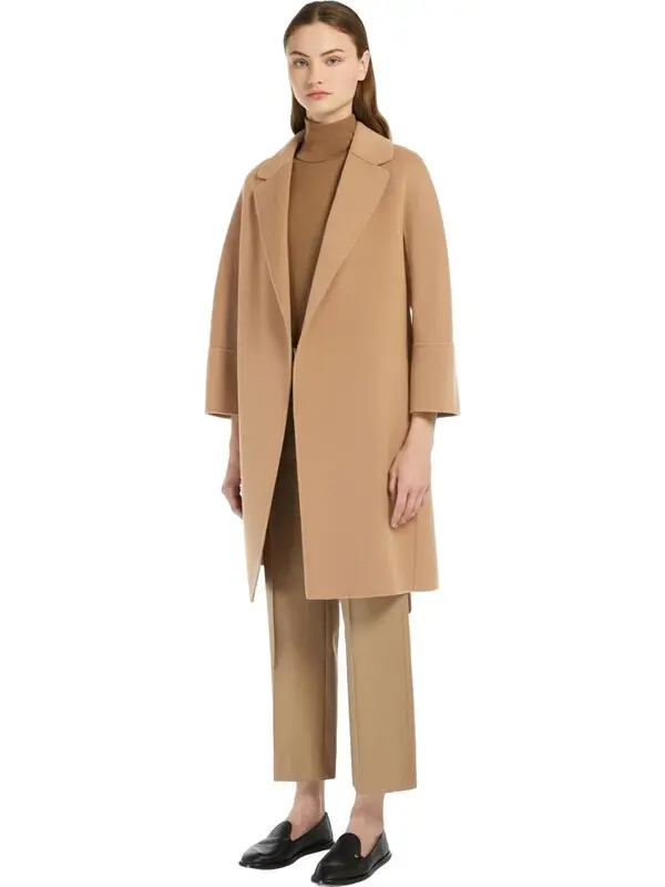 Max Mara Double-faced Wool Coat - Camel