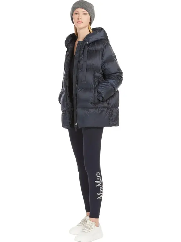 Max Mara Short Quilted Down Jacket - Midnightblue