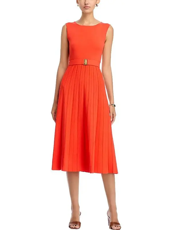 Elie Tahari The Sumner Sweater Dress - Orange Dream