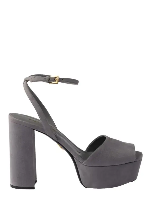 Prada Platform Sandals - Grey