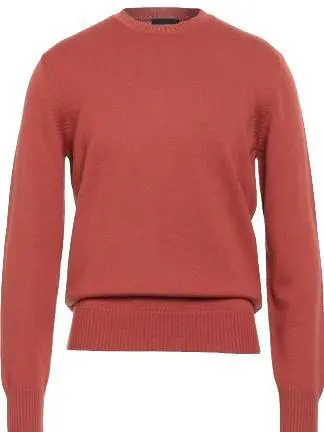 Emporio Armani Virgin Wool Sweater - Rust