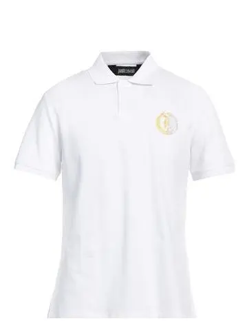 Just Cavalli Polo Shirt Size Cotton - White