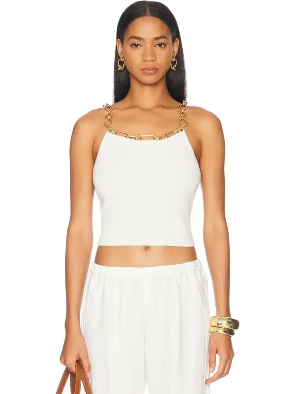 Cult Gaia Kassandra Knit Top - Off White