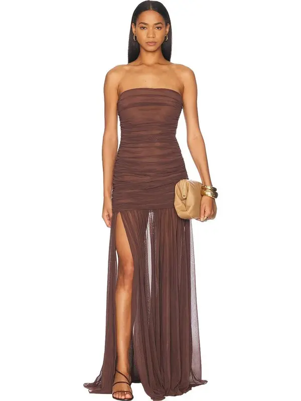 Retrofete Adele Dress - Dark Chocolate