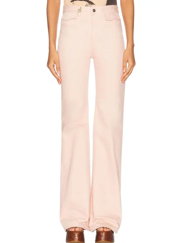 Chloé Straight Leg Jeans - Airy Pink