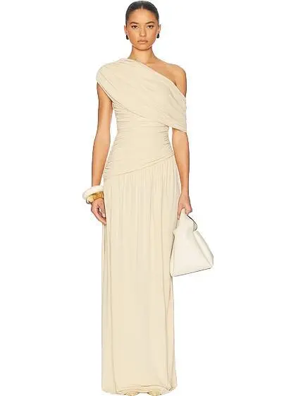 HELSA The Apolla Jersey Dress - Dune