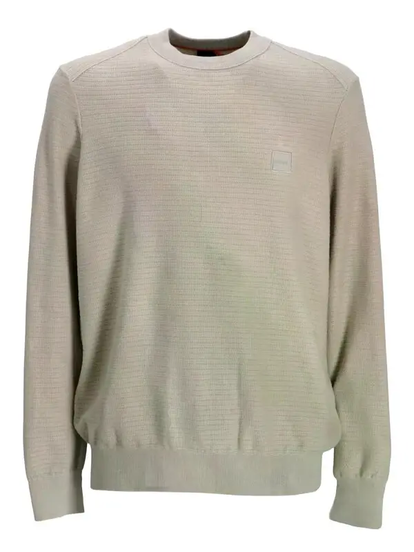 BOSS Logo-appliqué Jumper - Neutrals