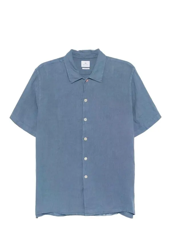 Paul Smith Linen Shirt - Blue