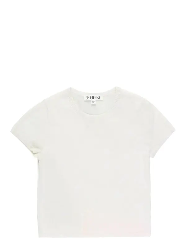 Eterne Van Knit Top - White
