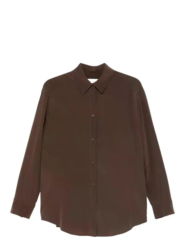 Matteau Silk Shirt - Brown