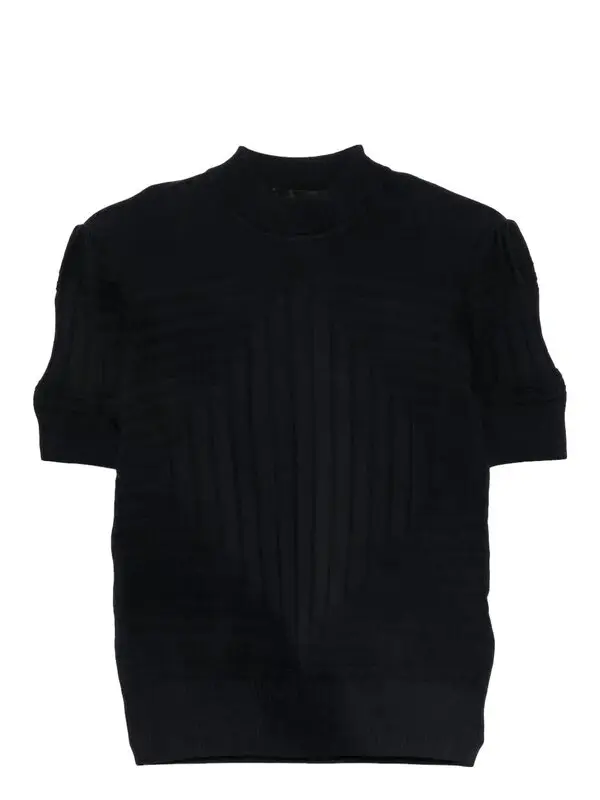 Emporio Armani Ribbed T-shirt - Blue