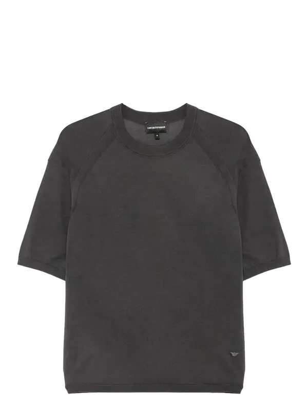 Emporio Armani Fine-knit T-shirt - Grey