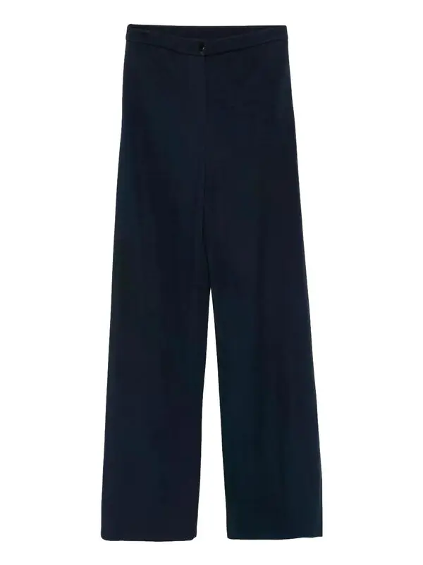 Emporio Armani Textured Trousers - Blue