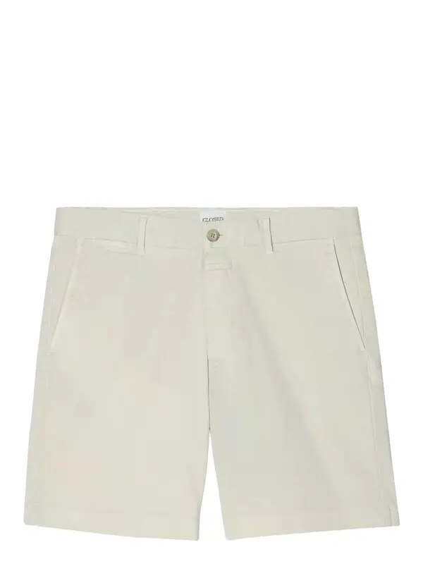 Closed Logo-patch Shorts - White