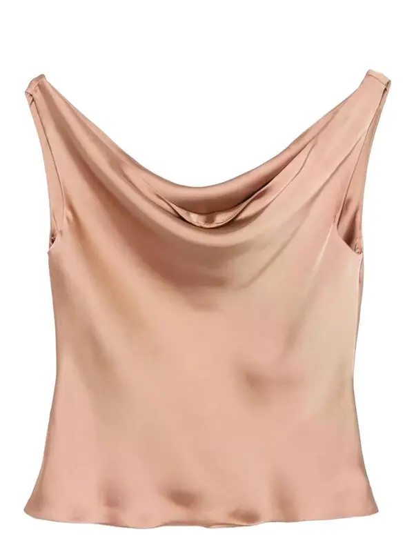Norma Kamali Maria Top - Brown