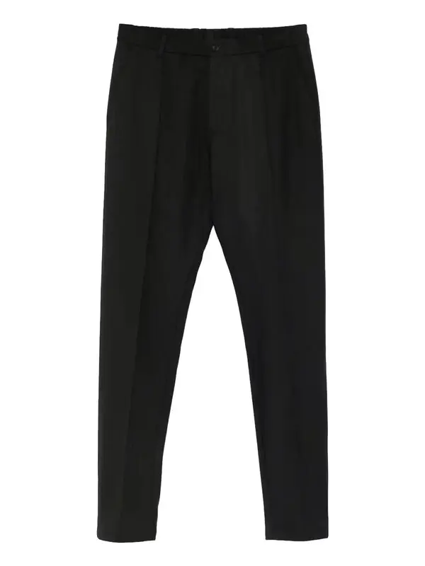 Emporio Armani Tapered Trousers - Black