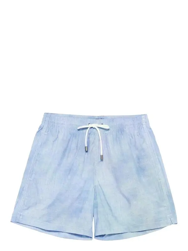Canali Drawstring Swim Shorts - Blue