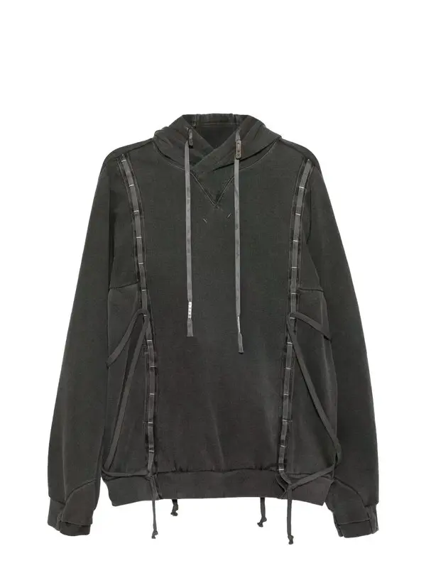 Boris Bidjan Saberi Cotton Hoodie - Grey
