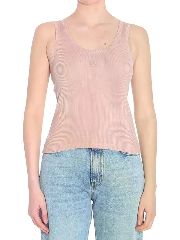 Loewe Anagram Ribbed Tank Top - Pink