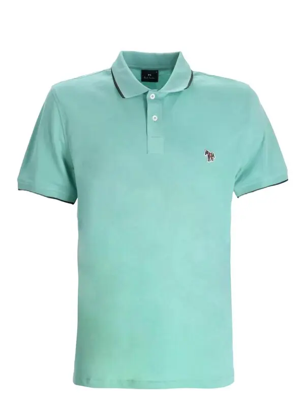 Paul Smith Zebra-logo Polo Shirt - Blue
